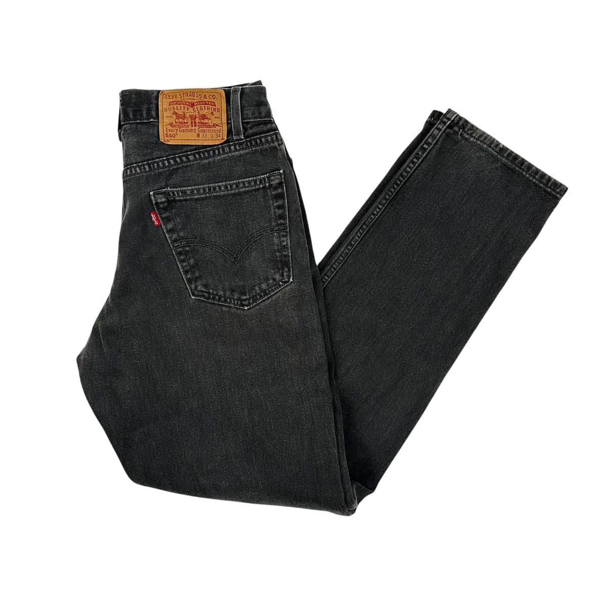 Vintage 550 Levi's Black Jeans - 33" – Vintage Packs