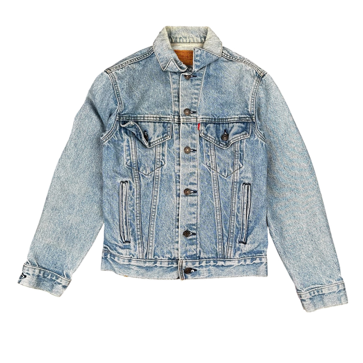 Vintage Levi's Type 3 Light Stone Wash Denim Jacket - S – Vintage Packs