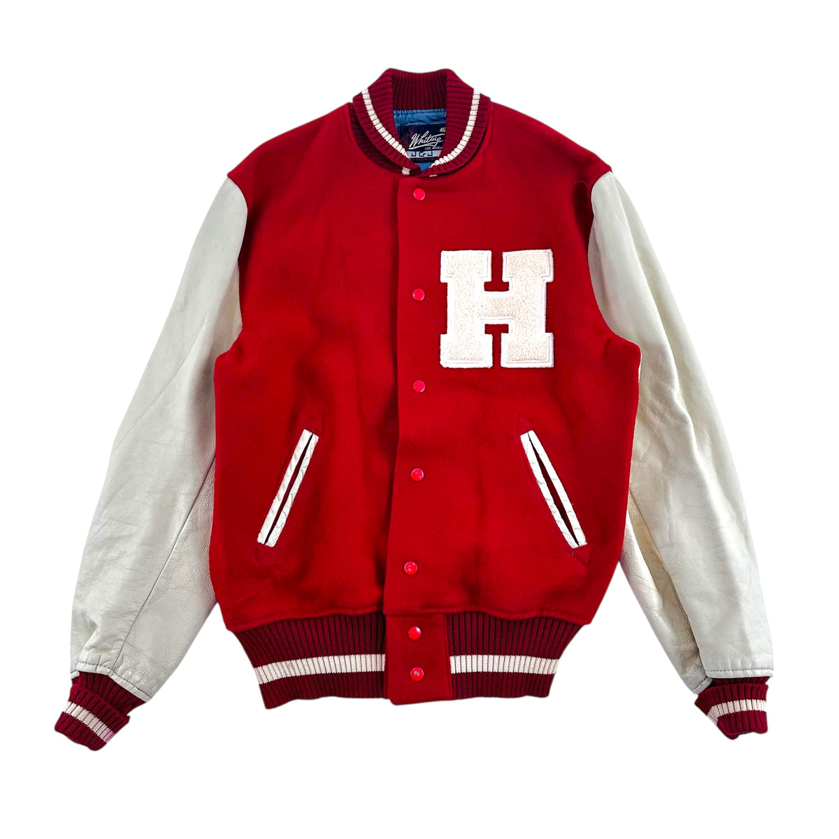 Vintage 1980s "H" Letterman Jacket- L – Vintage Packs